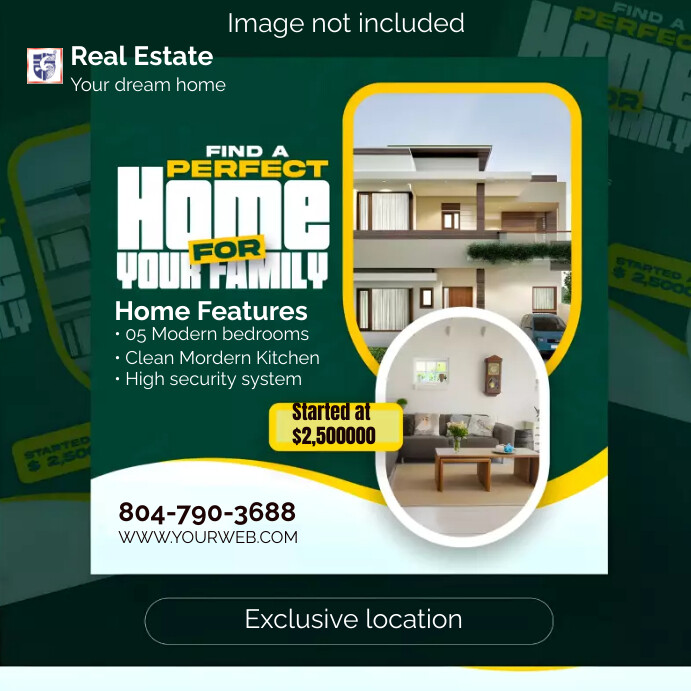 Plantilla de Real estate template | PosterMyWall