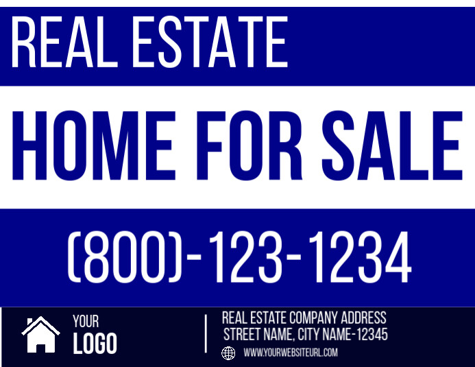 Real Estate Yard Sign Template | PosterMyWall