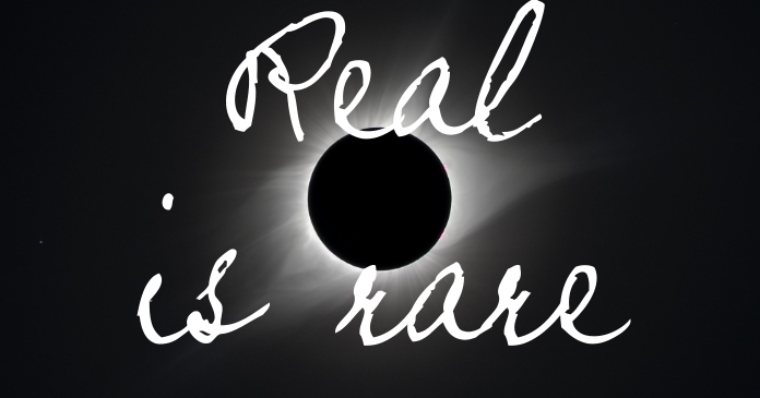 Copy of Real is rare | PosterMyWall