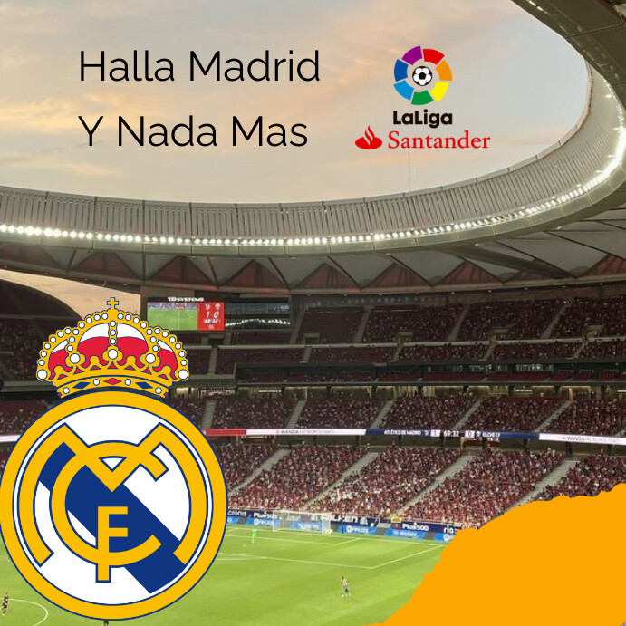 Real Madrid Template | PosterMyWall