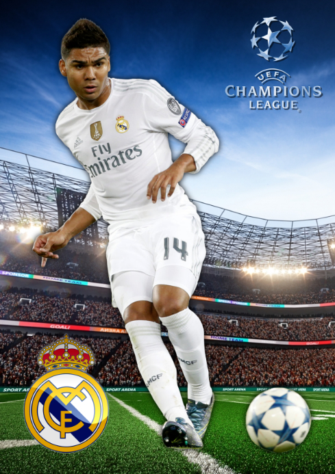 Real Madrid Team Poster