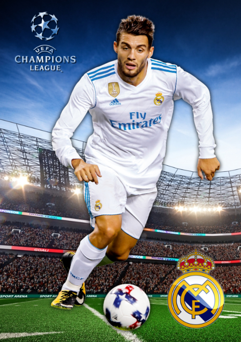 Real Madrid Poster Templat | PosterMyWall
