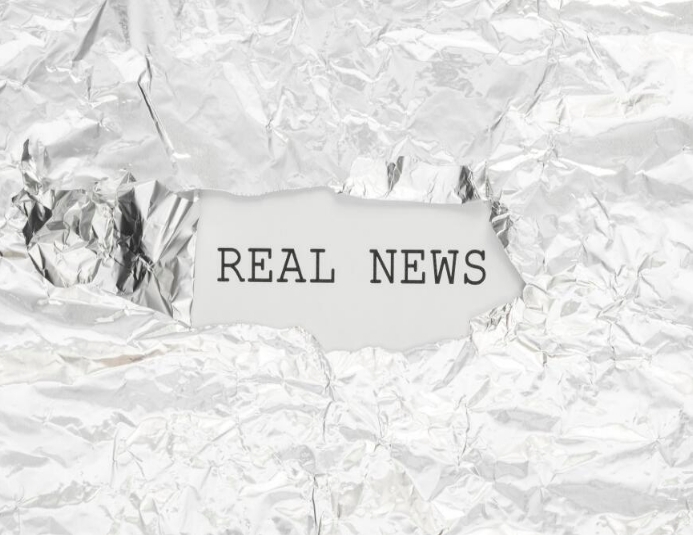 Real news hidden crumpled paper Template | PosterMyWall