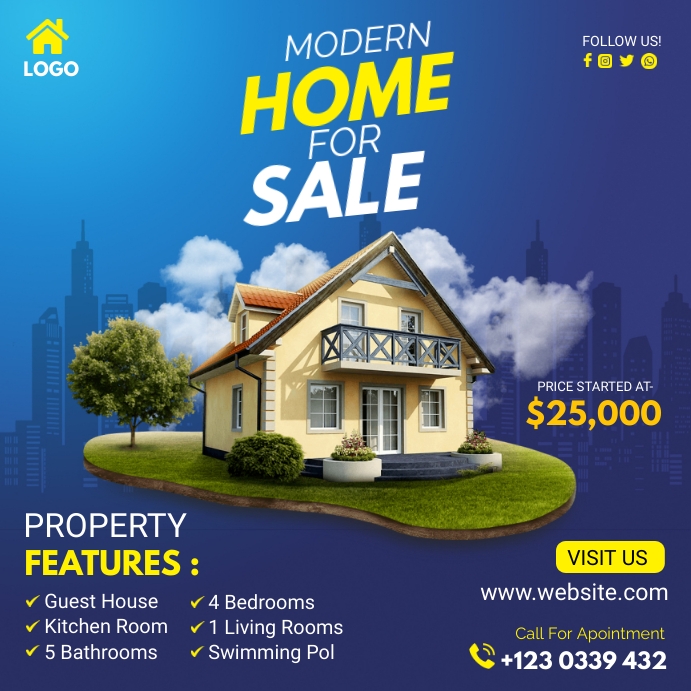 Real State Template | PosterMyWall