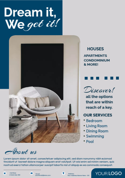 Plantilla de Real State Templates | PosterMyWall