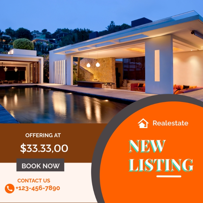 Copy of REALESTATE NEW LISTING | PosterMyWall