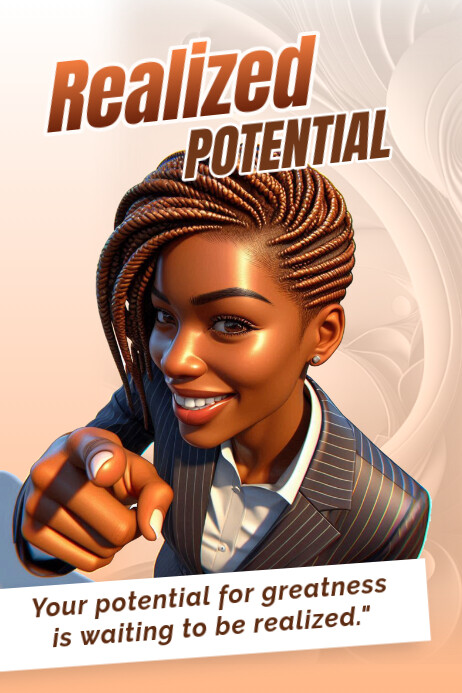REALISED POTENTIAL Template | PosterMyWall
