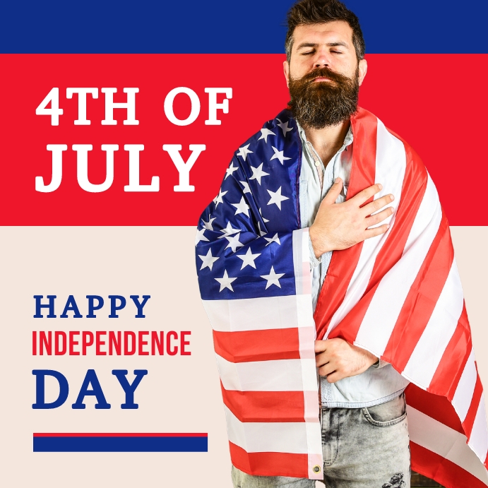 Copy of Realistic 4th of July illustration | PosterMyWall