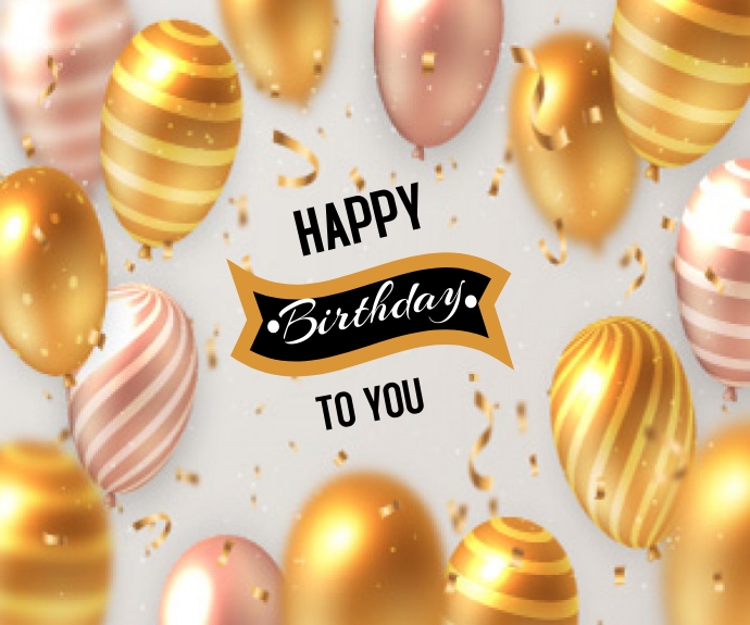 Realistic Birthday Background Template | PosterMyWall