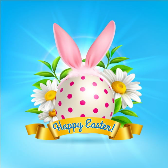 realistic easter Design Template | PosterMyWall