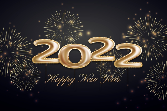Realistic new year background Template | PosterMyWall