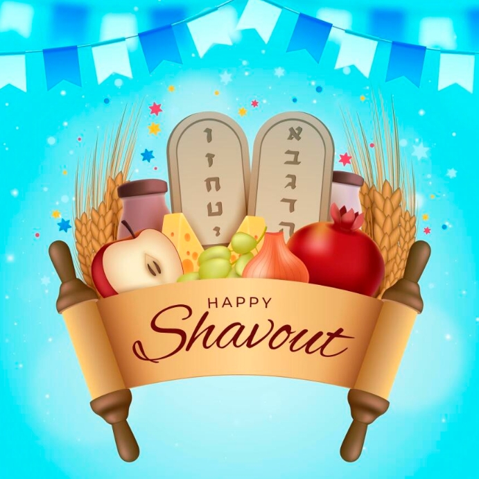 Realistic shavuot illustration Template | PosterMyWall