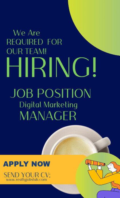 Really good post jobs hired new position Template | PosterMyWall