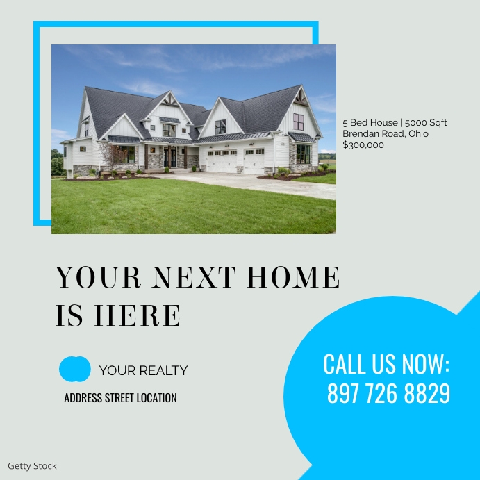 Plantilla de REALTY POSTER | PosterMyWall