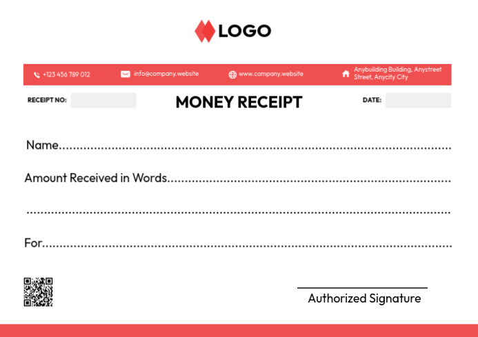 Copy of Receipt A4 | PosterMyWall