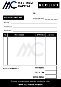 111+ Free Templates for 'Receipt book template' | PosterMyWall