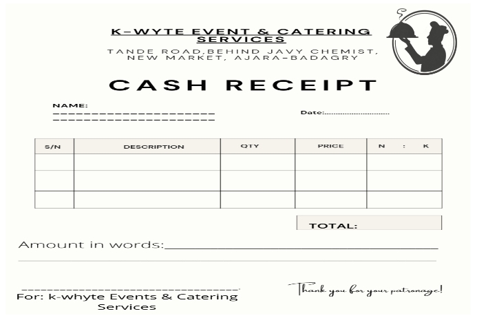 Copy of Receipt | PosterMyWall