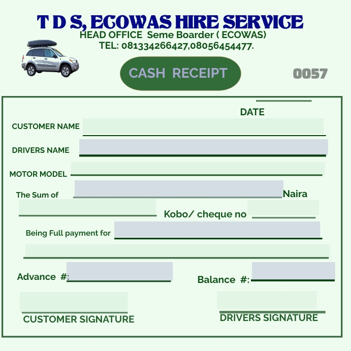 Copy of Receipt | PosterMyWall