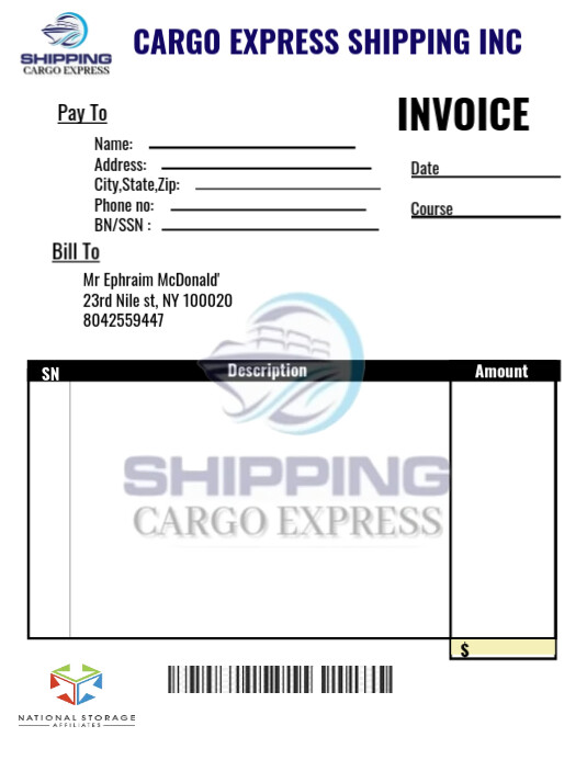 Receipt Template | PosterMyWall