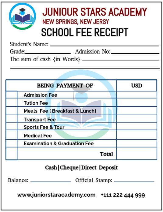 Receipt Template | PosterMyWall