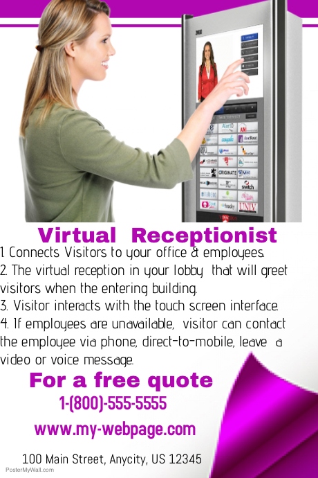 Receptionist | PosterMyWall