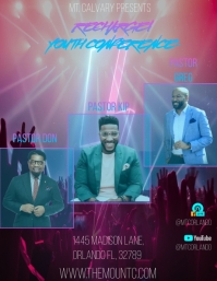 Recharge Youth Conference Flyer Template | PosterMyWall
