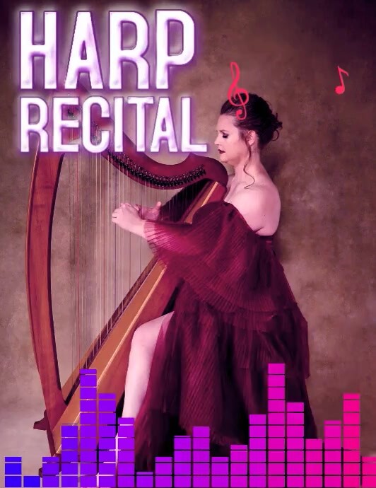 Copy of RECITAL-HARP | PosterMyWall