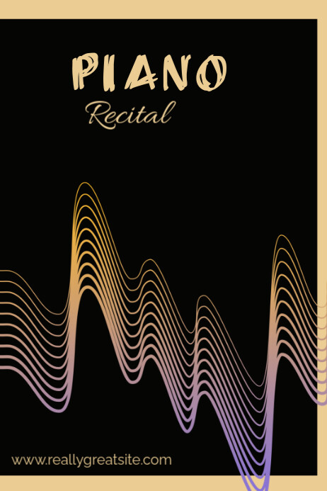 Recital template | PosterMyWall