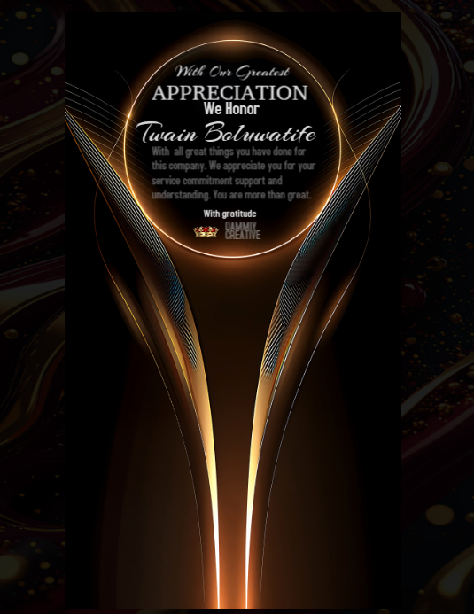 Recognition flyer template design | PosterMyWall