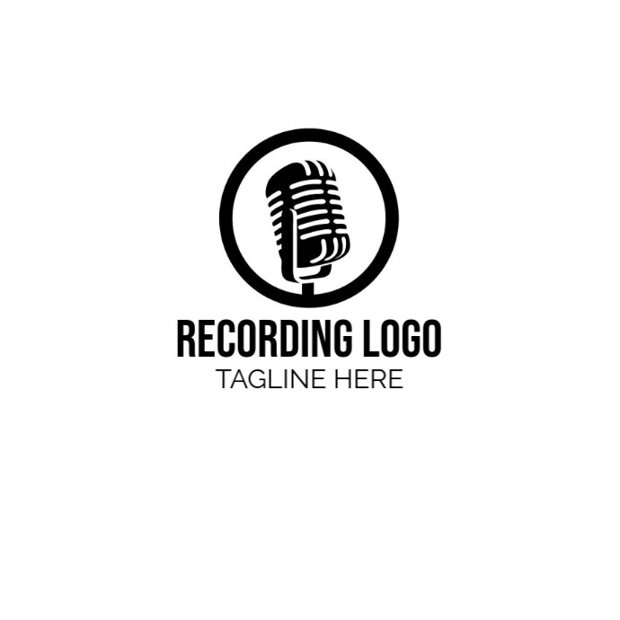 RECORDING STUDIO LOGO DESIGN Template | PosterMyWall