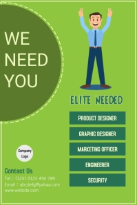 Recruitment Elite Poster 004 Template | PosterMyWall
