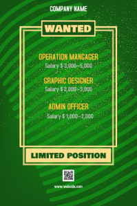 Recruitment Poster Template | PosterMyWall