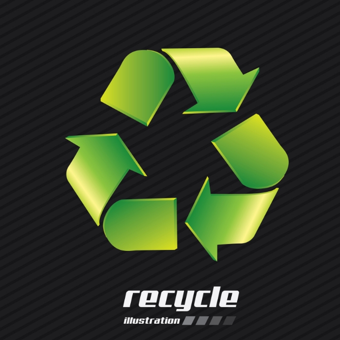 Recycle illustration design poster Template | PosterMyWall