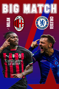 FOOTBALL BIG MATCH Template | PosterMyWall