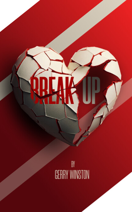 Copy of Red 3d Breakup Kindle/book Covers | PosterMyWall