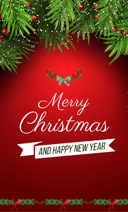Copy of Red 3d Merry Christmas Legal As | PosterMyWall