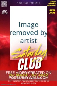 Saturday Club Template | PosterMyWall