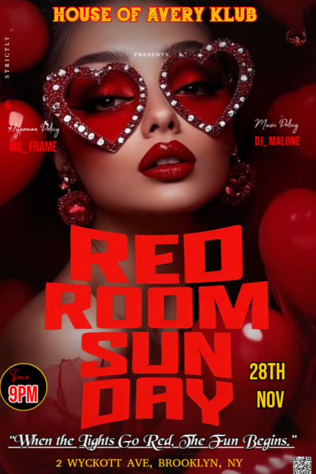 Plantilla de Red 3d This Is An Intense And High-energy Event Flyer For ...