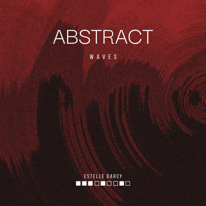Copy of Red Abstract Album Cover | PosterMyWall