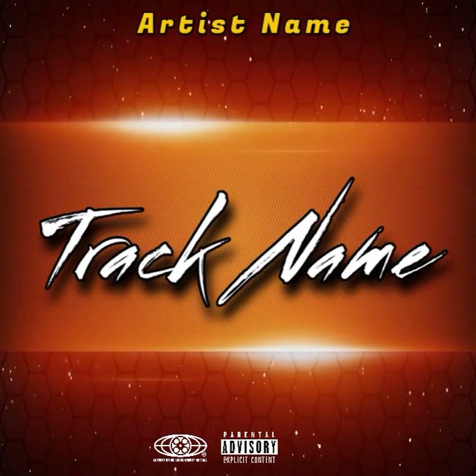 Red Abstract Mixtape Cover Album Cover Templat | PosterMyWall
