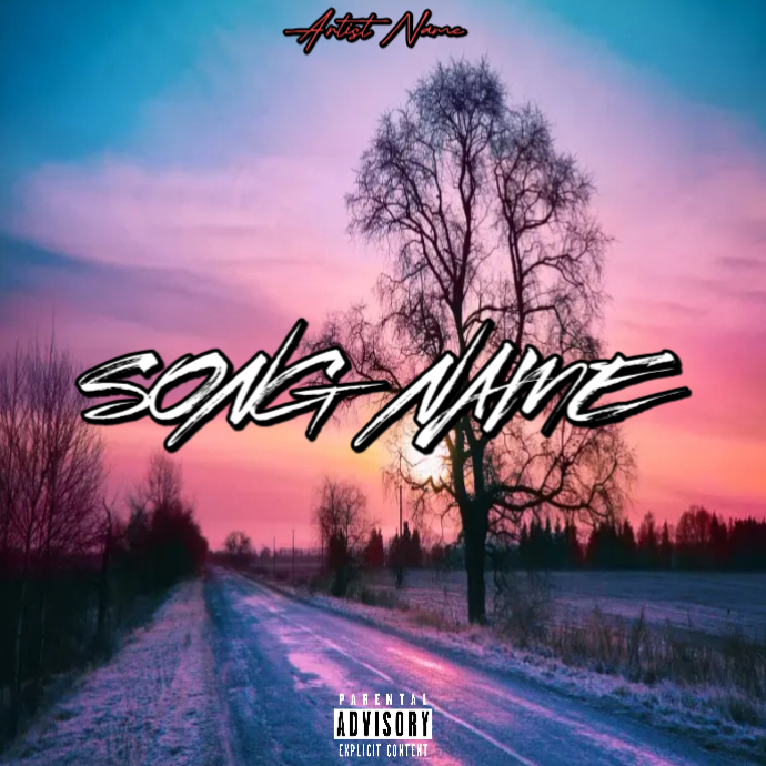 Red Album Cover Album Cover Template | PosterMyWall