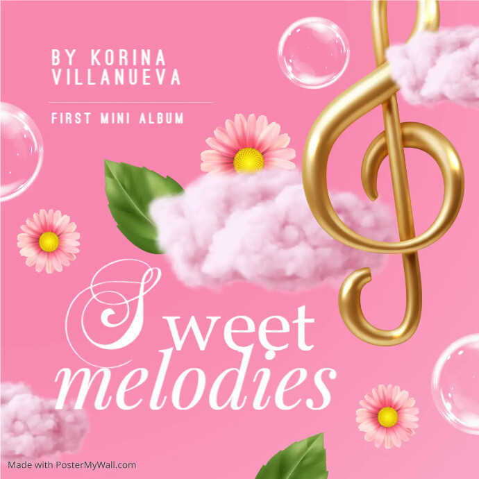 Red Album Cover Template | PosterMyWall