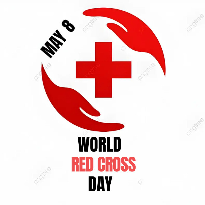 Red and black illustration of world red cross Template | PosterMyWall