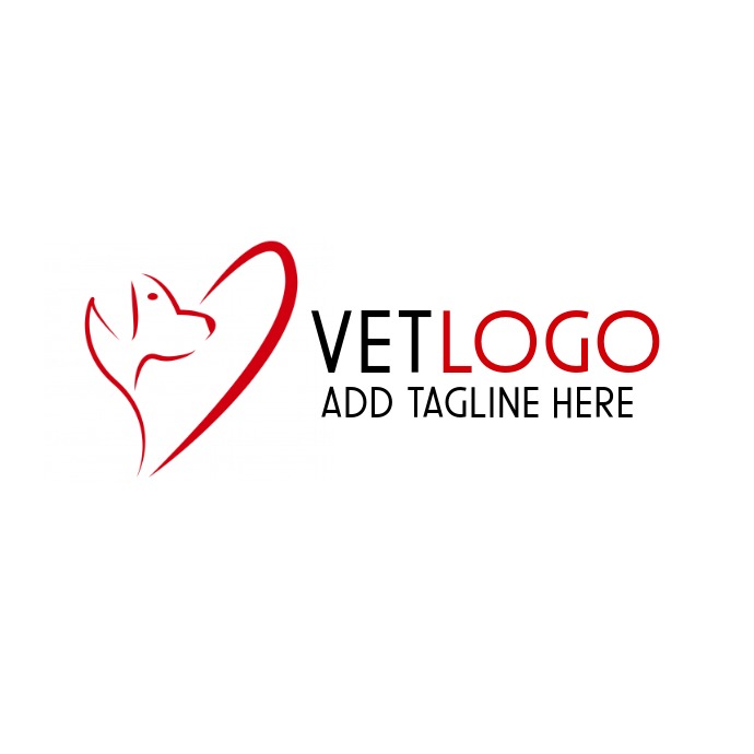 red and black logo template design | PosterMyWall