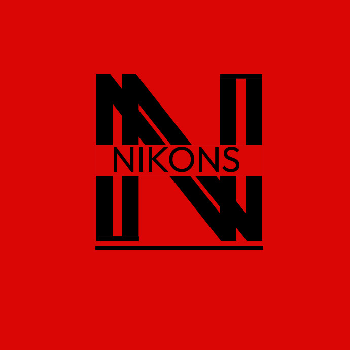 RED AND BLACK N WORD LOGO DESIGN Template | PosterMyWall