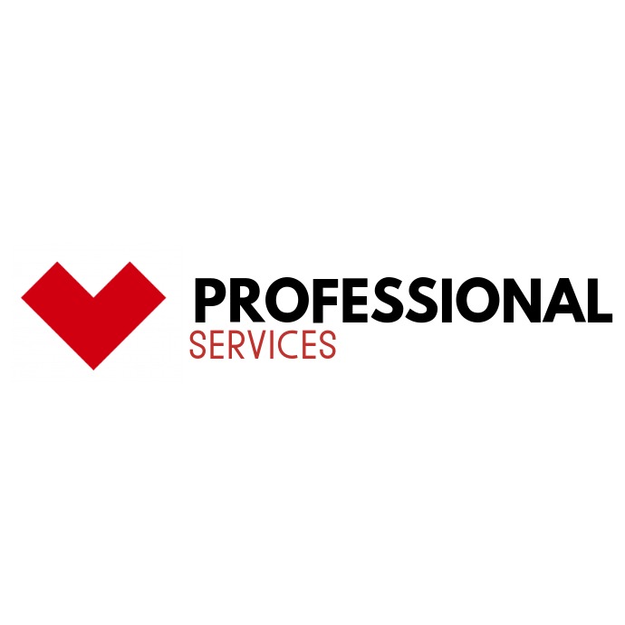 Red and black professional services logo Template | PosterMyWall
