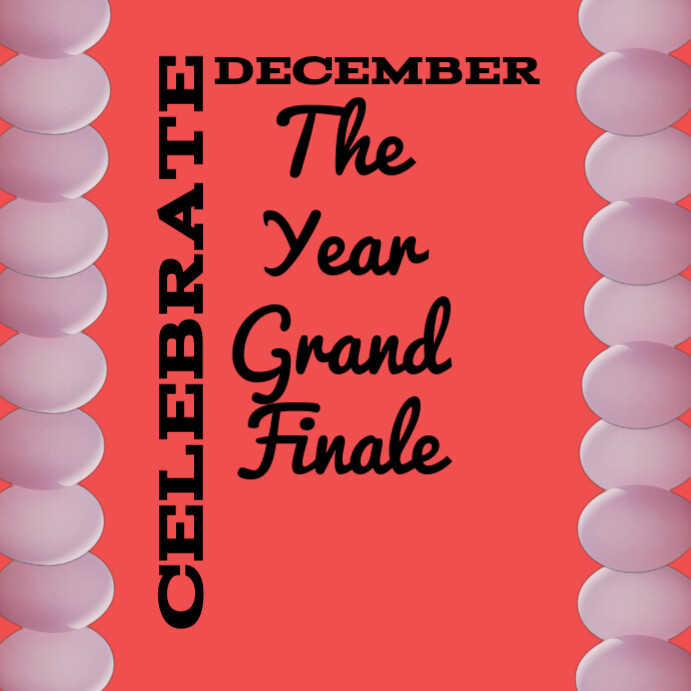 Red and Black Year-End Celebration Poster Template | PosterMyWall