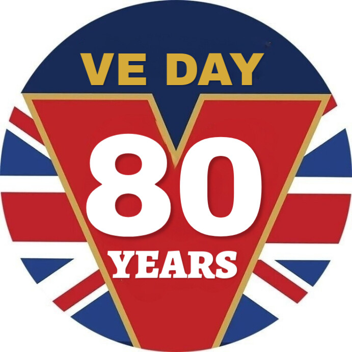Copy of Red and Blue Maximalist Ve Day Template Instagram Post ...