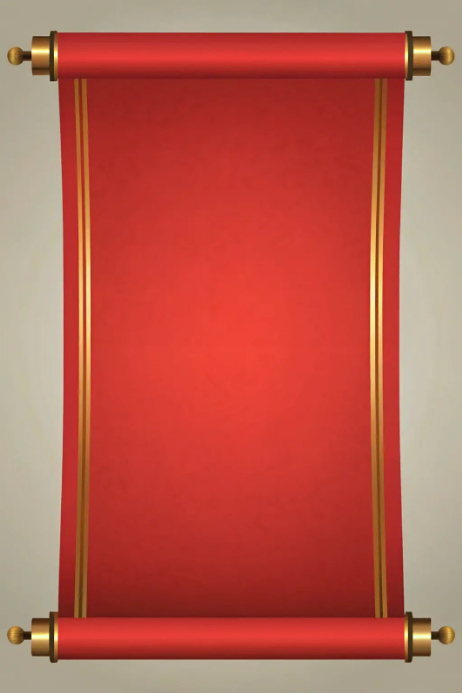 Red and gold scroll background Template | PosterMyWall