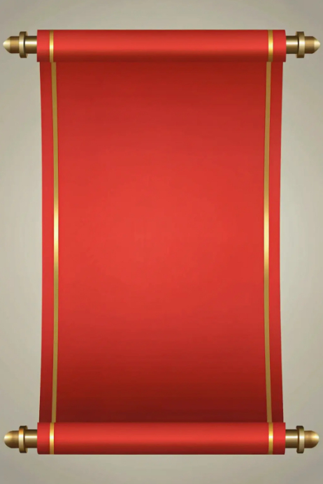 Plantilla de Red and gold scroll background | PosterMyWall